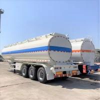 China 54-60 Cbm 6 Compartment Diesel Oil Fuel Tank Trailer with Leaf Spring Suspension System for sale