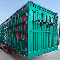 China ABS Anti-lock Braking System Equipped 50 Ton Cargo Transport Semi-Trailer with Side Wall for sale