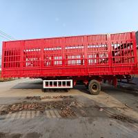 China Cargo Trailer Fence Trailer Side Wall with Jost Kingpin No ABS Anti-lock Braking System for sale