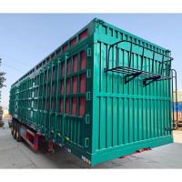 China Flatbed Transport Semi Trailers Double Deck Fence Truck Trailer for Cargo Carrier for sale