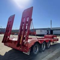 China HOWO Truck Lockable Semi Container Flatbed Skeleton Trailer 20/40/45FT Mechanical/Air Suspension for sale