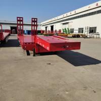 China Directly Selling 60 Ton Mechanical Suspension Lowbed Trailer Chassis with 2240mm Tread for sale