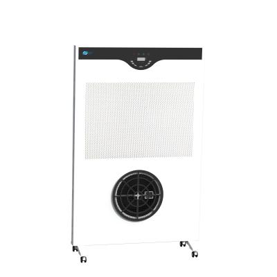 China HEPA Antibacterial Air Scrubber With Antibacterial Cotton WIFI Control Standing Design / Timer for sale