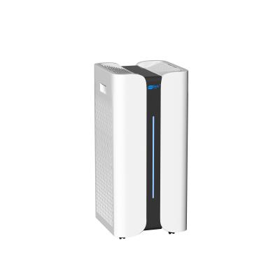 China Medical Grade Air Purifier With Antibacterial Cotton 830 M3/h Formaldehyde CADR UV Lamp Smart Wind Speed for sale