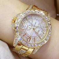 China 3BAR Alloy Quartz Watch 38mm Rose Gold Watches For Women Diamonds for sale