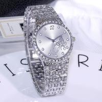 China 3BAR Female Gold Wrist Watch 3ATM Alloy Silver Ladies Wrist Watches for sale