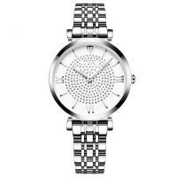 China Silver FCC 32mm Analog Watch For Women OEM Japan Movt Stainless Steel for sale