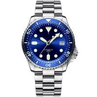 China Sapphire Lens Stainless Steel Watches For Mens Divers Watch 41mm Date Function for sale
