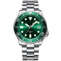 China Sapphire Lens Stainless Steel Watches For Mens Divers Watch 41mm Date Function for sale
