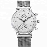China 42mm Waterproof Chronograph Watch Mesh Belts for sale