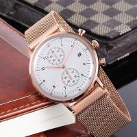 China 42mm Waterproof Chronograph Watch Mesh Belts for sale