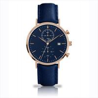 China Black 40mm Chronograph Wrist Watch 3BAR Sub Dial Watches Swiss Movt for sale