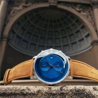 China 20mm Leather Strap Watches Mens 3BAR OEM Stainless Steel Leather Strap for sale