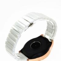 China Black 22mm Ceramic Watch Strap 20g Luxury 20mm Ceramic Watch Band for sale
