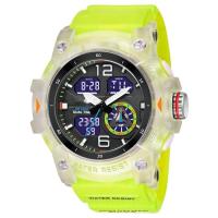 China Multi Functional Plastic Quartz Watch 3ATM Quartz Movement Lcd Mens for sale