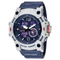 China Multi Functional Plastic Quartz Watch 3ATM Quartz Movement Lcd Mens for sale