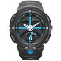 China Mens OEM Recycled Plastic Watch 54mm Dual Movement Watch Colorful for sale