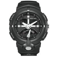 China Mens OEM Recycled Plastic Watch 54mm Dual Movement Watch Colorful for sale