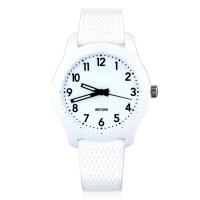 China Black Plastic Quartz Watch 12mm Polyester Minimalism 3ATM Ocean Plastic for sale