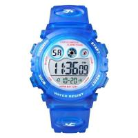 China Children Polyester 1.5 Inch Blue Smart Watch Waterproof Plastic Smart for sale