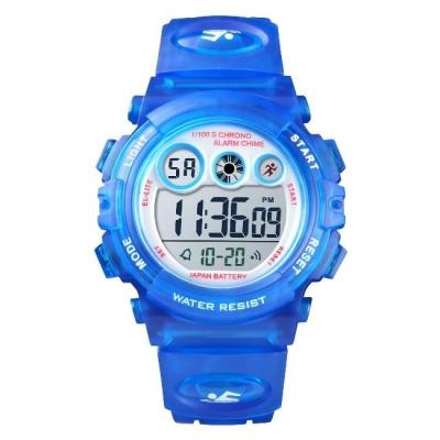 China Children Polyester 1.5 Inch Blue Smart Watch Waterproof Plastic Smart for sale