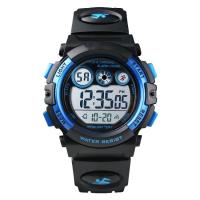 China Children Polyester 1.5 Inch Blue Smart Watch Waterproof Plastic Smart for sale