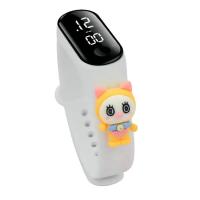 China White Rectangle 18mm Waterproof Kids Watch OEM Water Proof Smart Digital for sale