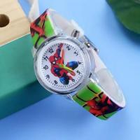 China Kids Marvel Wristwatch 20cm 3BAR SpiderMan Comic Colorful Wrist Watch for sale