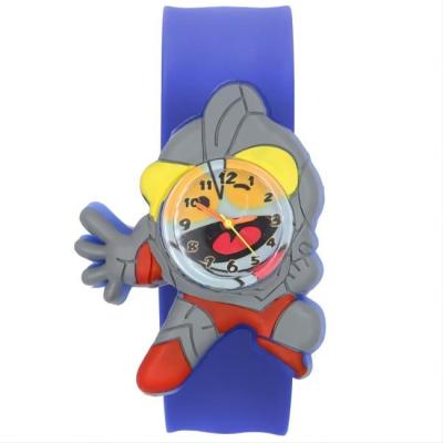 China Cute Animals 3BAR Waterproof Kids Watch Plastic Colorful Ultraman Watch for sale