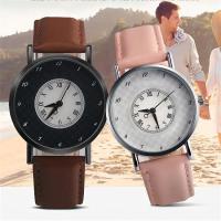 China Water Resistant 38mm Couple Watches Leather Belt 3ATM Fashion Stylish Couple for sale
