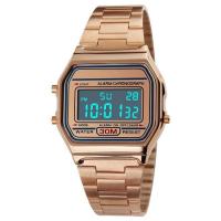 China Unisex 3BAR Waterproof Digital Watch OEM 36*33mm Waterproof Chronograph for sale