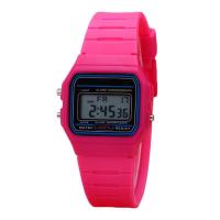 China 36mm OEM Purple Silicone Watch 24cm Quartz Japan Movt Womens Watch for sale