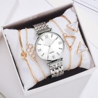 China OEM 31MM Ladies Watch Gift Set 3BAR Jewelry Diamond Dial Watch Set Japan Movt for sale