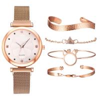 China 36MM Womens Watch Gift Set CE 22cm Jewelry Stainless Steel Mesh Watch for sale