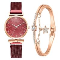 China Rosegold 32mm Women'S Watch Gift Box Ladies Mesh Band Watches Bracelet for sale