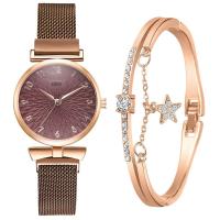 China Rosegold 32mm Women'S Watch Gift Box Ladies Mesh Band Watches Bracelet for sale
