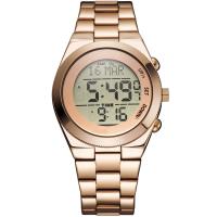China Rosegold Waterproof Digital Watch 3ATM Men'S Water Resistant Digital Watches 38MM for sale
