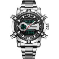 China 1.5 Inch OEM Mens Digital Waterproof Watches Stainless Steel Waterproof Watch for sale