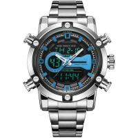 China 1.5 Inch OEM Mens Digital Waterproof Watches Stainless Steel Waterproof Watch for sale