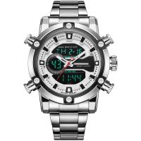 China 1.5 Inch OEM Mens Digital Waterproof Watches Stainless Steel Waterproof Watch for sale