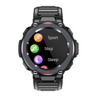 China Black OEM Fitness Waterproof Watch BMP Touch Screen Smart Message Reminder for sale