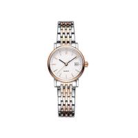 China Silvertone Fashion Quartz Couple Watches Gift Set 3BAR Date Functional for sale