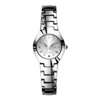 China 3ATM Quartz Couple Watches OEM Silvertone Luxury Couple Watches Date Function for sale