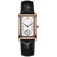 China ODM Watch Couple Gift ROHS 42mm Quartz Square Watch Diamond Dial for sale