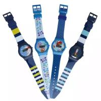 China Cartoon Digital  3ATM Waterproof Kids Watch Round Waterproof Plastic for sale