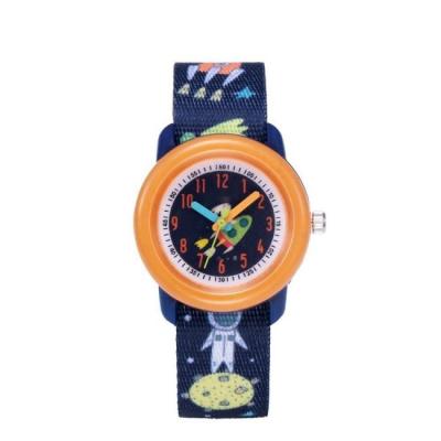 China Nylon Strap ODM Children Quartz Wristwatch 3ATM Water Resistant for sale