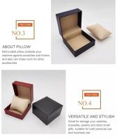 China 7.5cm Simple Packing Single Watch Box Wrist Watch Accessories Cardboard for sale