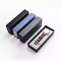 China 15.7cm PU Leather Watch Box Rectangle 52g Watch Box Gift Packaging for sale