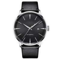 China 5BAR Mechanical Skeleton Watch 12mm Mens Winding Automatic Date Function for sale