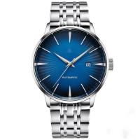 China 5BAR Mechanical Skeleton Watch 12mm Mens Winding Automatic Date Function for sale
